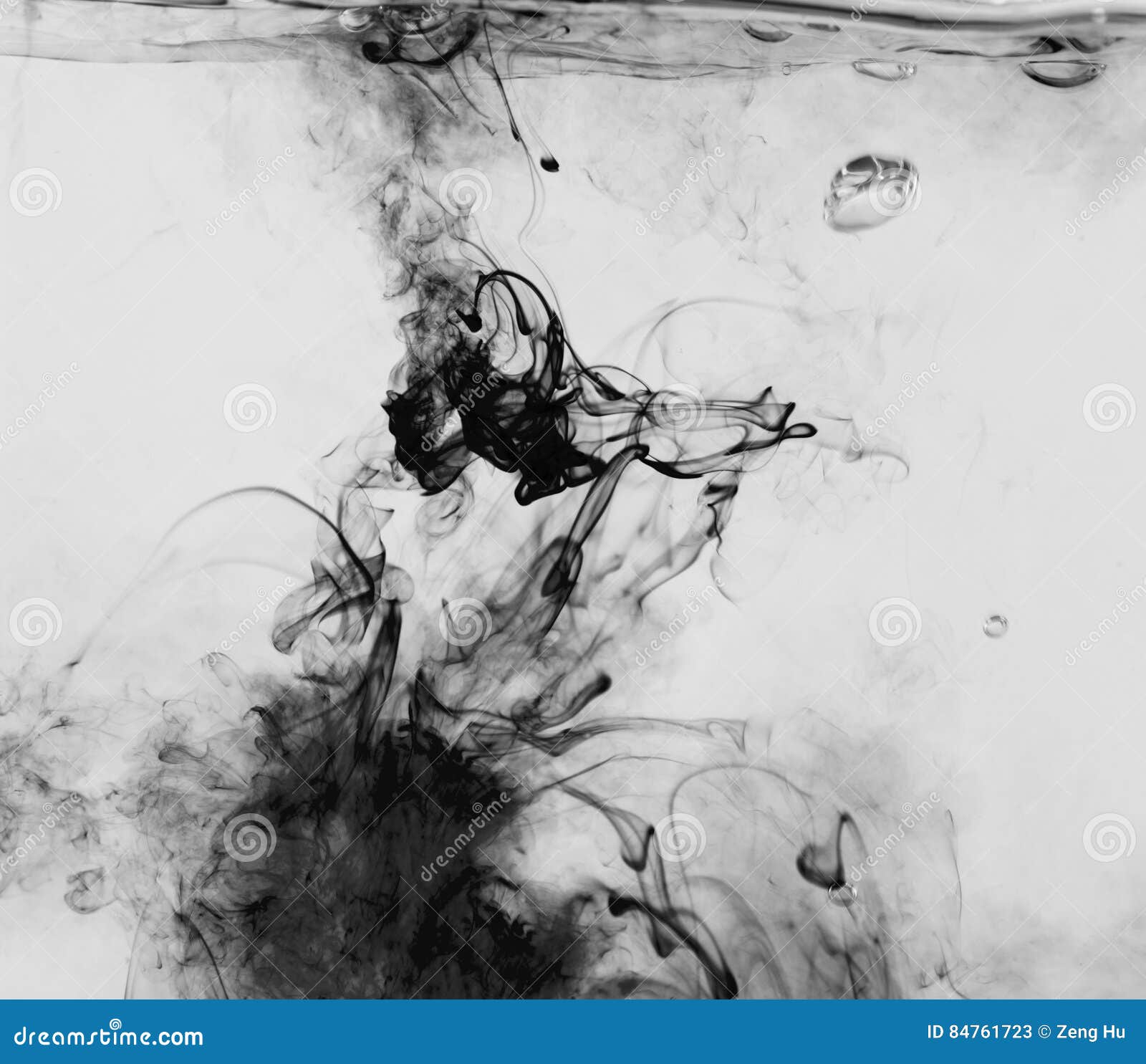 Abstract ink stock image. Image of alien, drop, flowing - 84761723