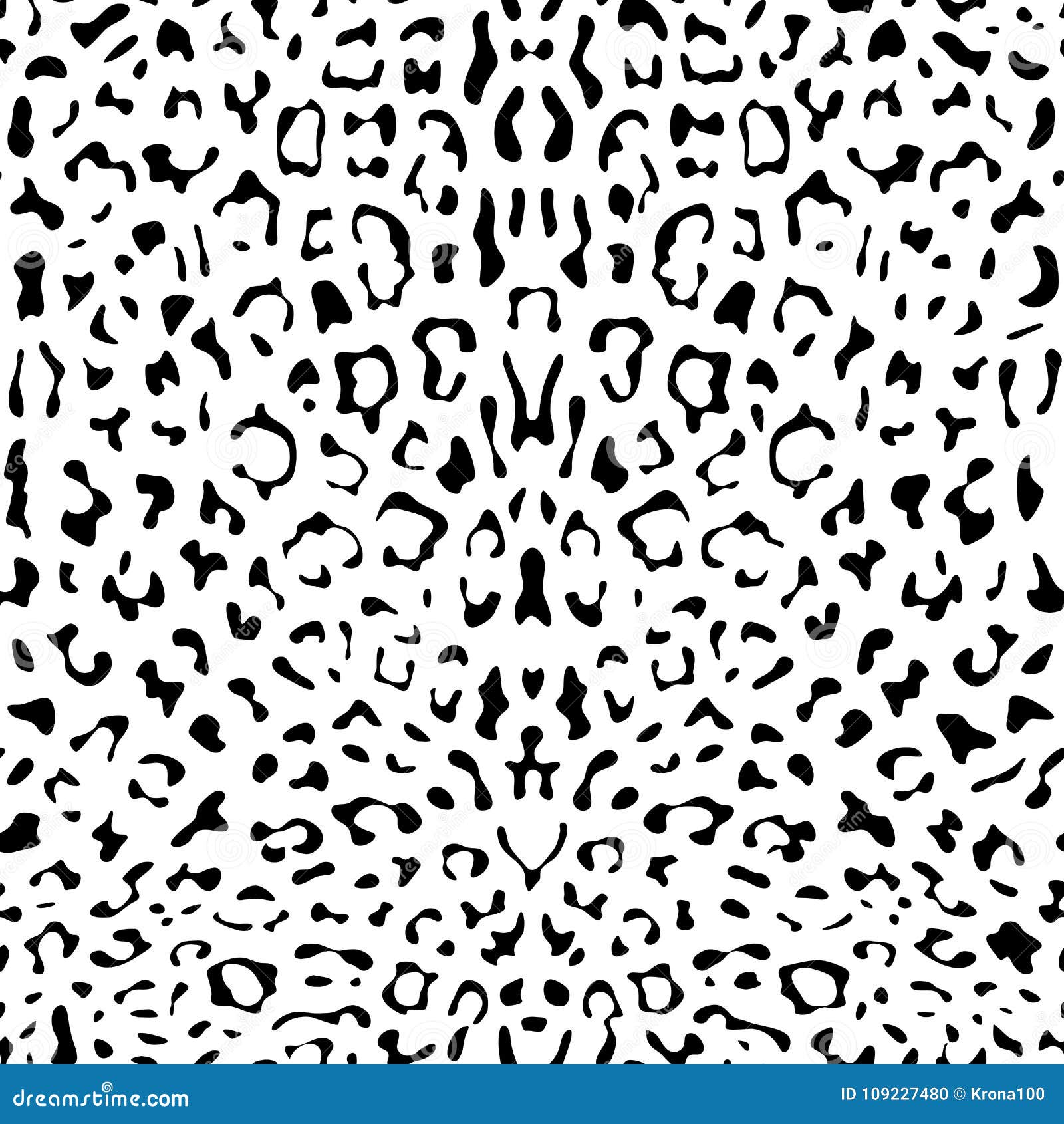 Abstract Ink Leopard Seamless Pattern Stock Vector - Illustration of ...