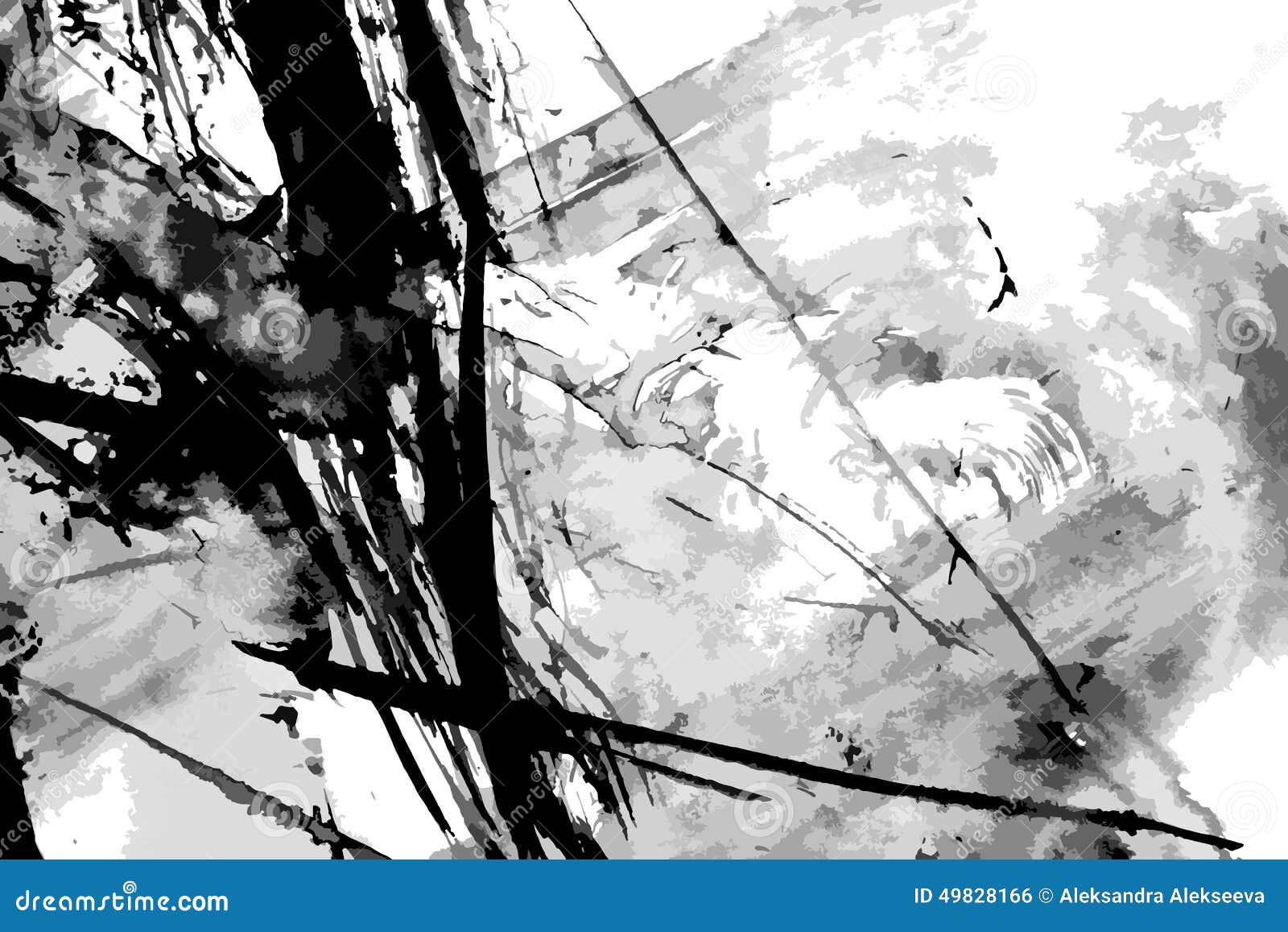 Abstract Ink Paint Vector Background Stock Vector - Illustration of ...