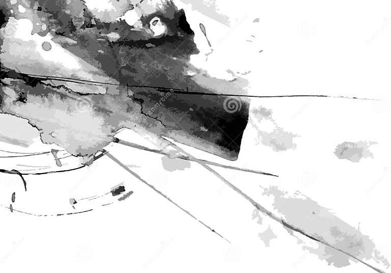 Abstract Ink Paint Vector Background Stock Vector - Illustration of ...