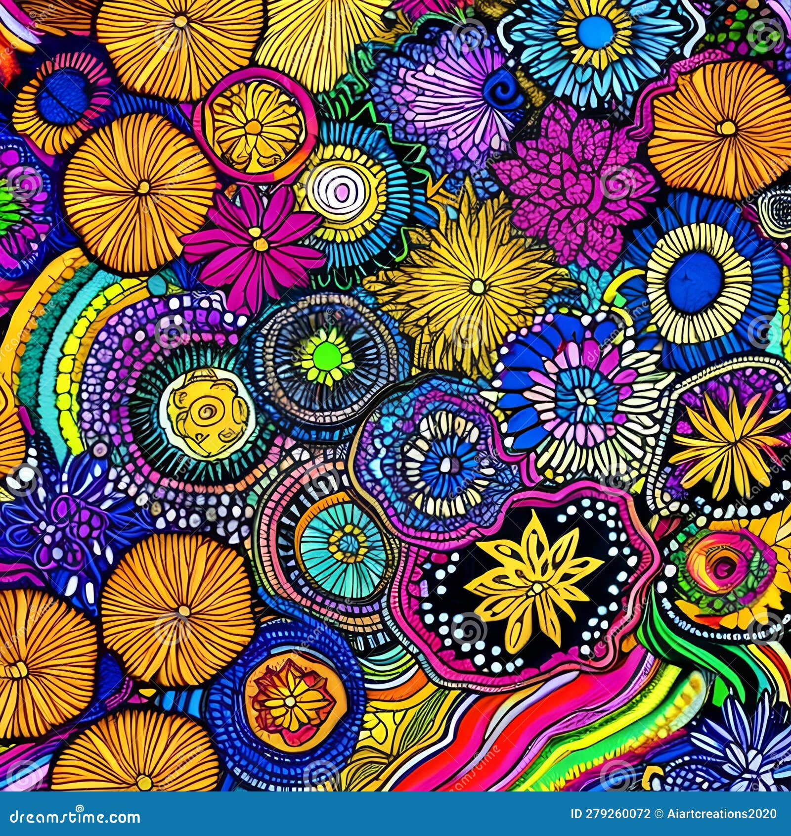 1111 Abstract Ink Pen Doodles: an Artistic and Expressive Background ...