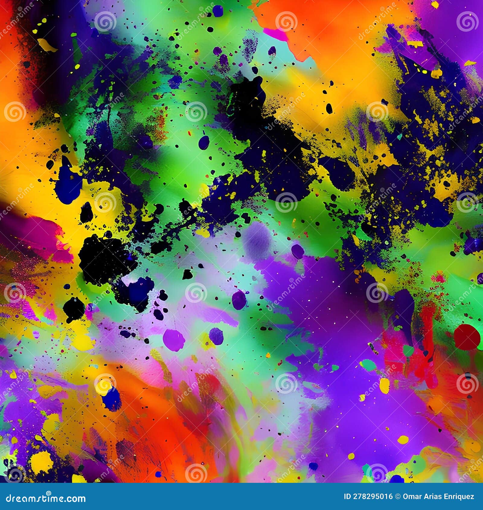 397 Abstract Ink Splotches: an Artistic and Expressive Background ...
