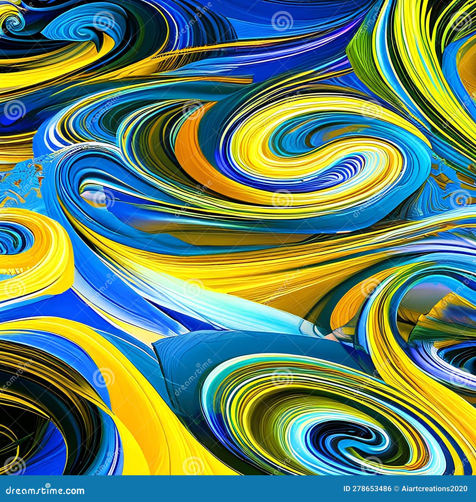 747 Abstract Ink Swirls: an Artistic and Expressive Background ...