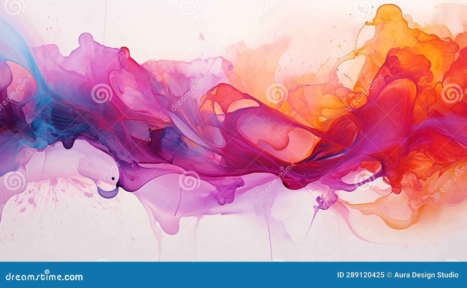Abstract Ink Texture. Acrylic Modern Art Inkscape Stock Illustration ...