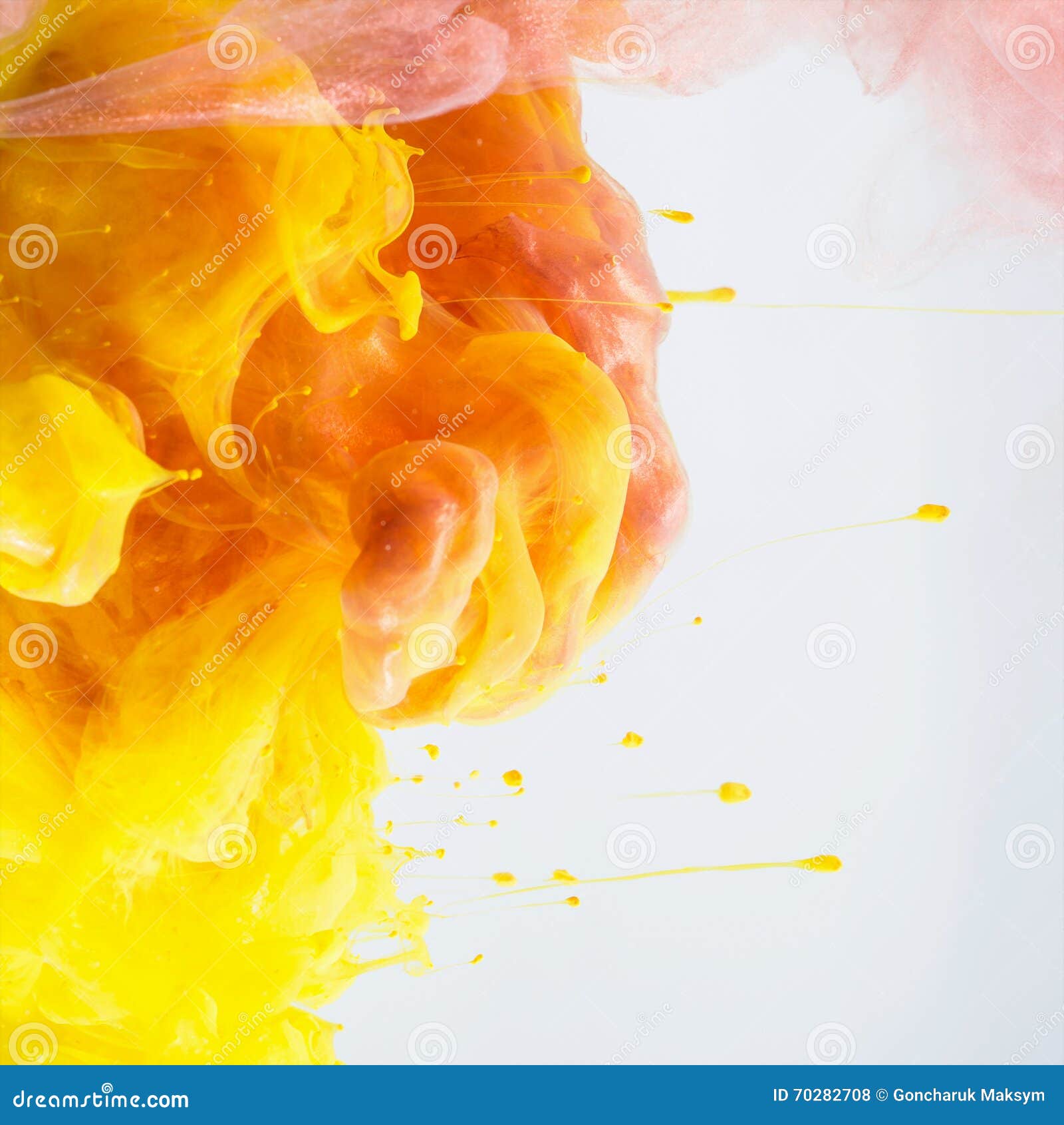 Abstract ink in water stock photo. Image of colorful - 70282708