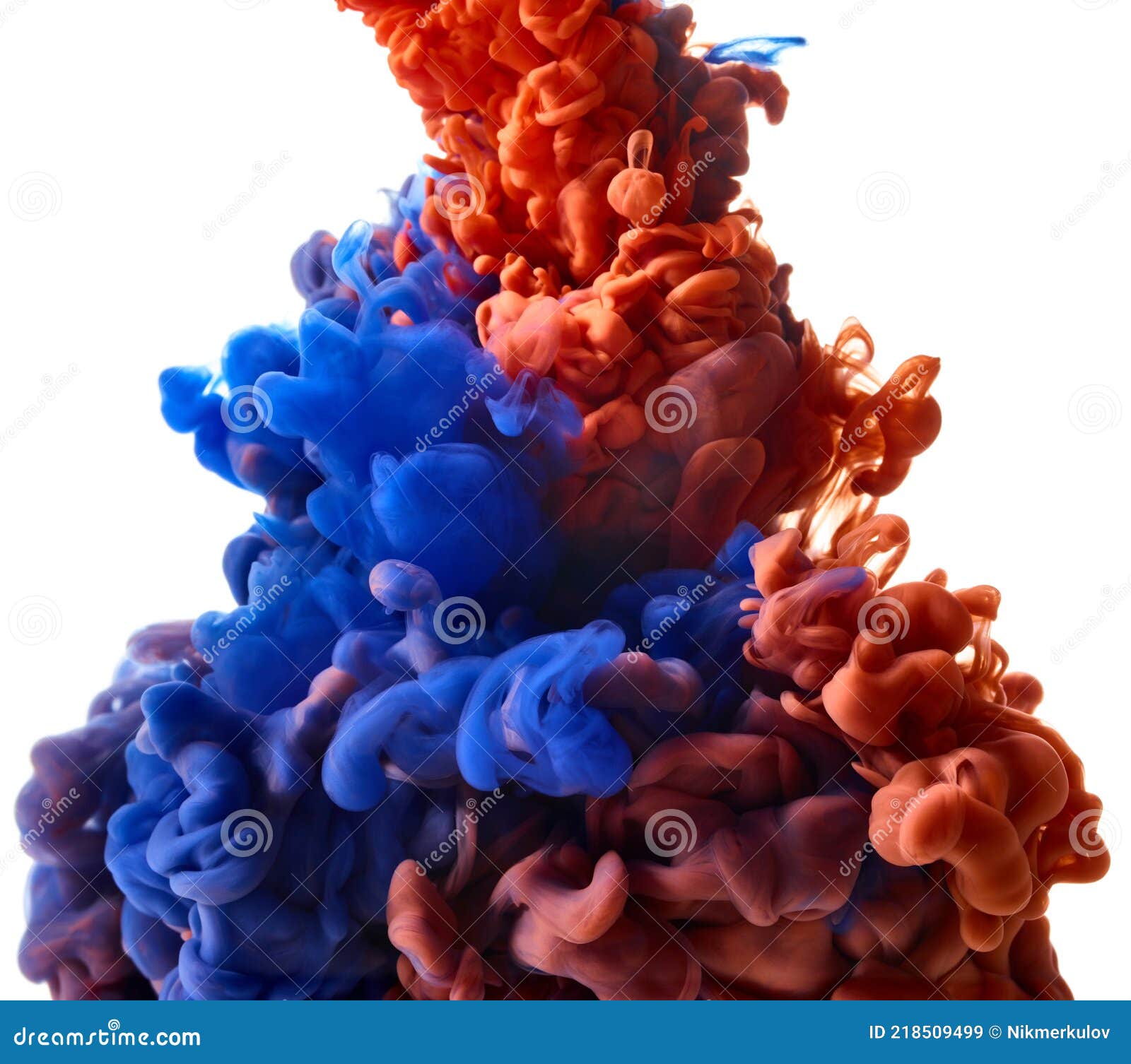 Abstract ink in water stock image. Image of close, paint - 218509499