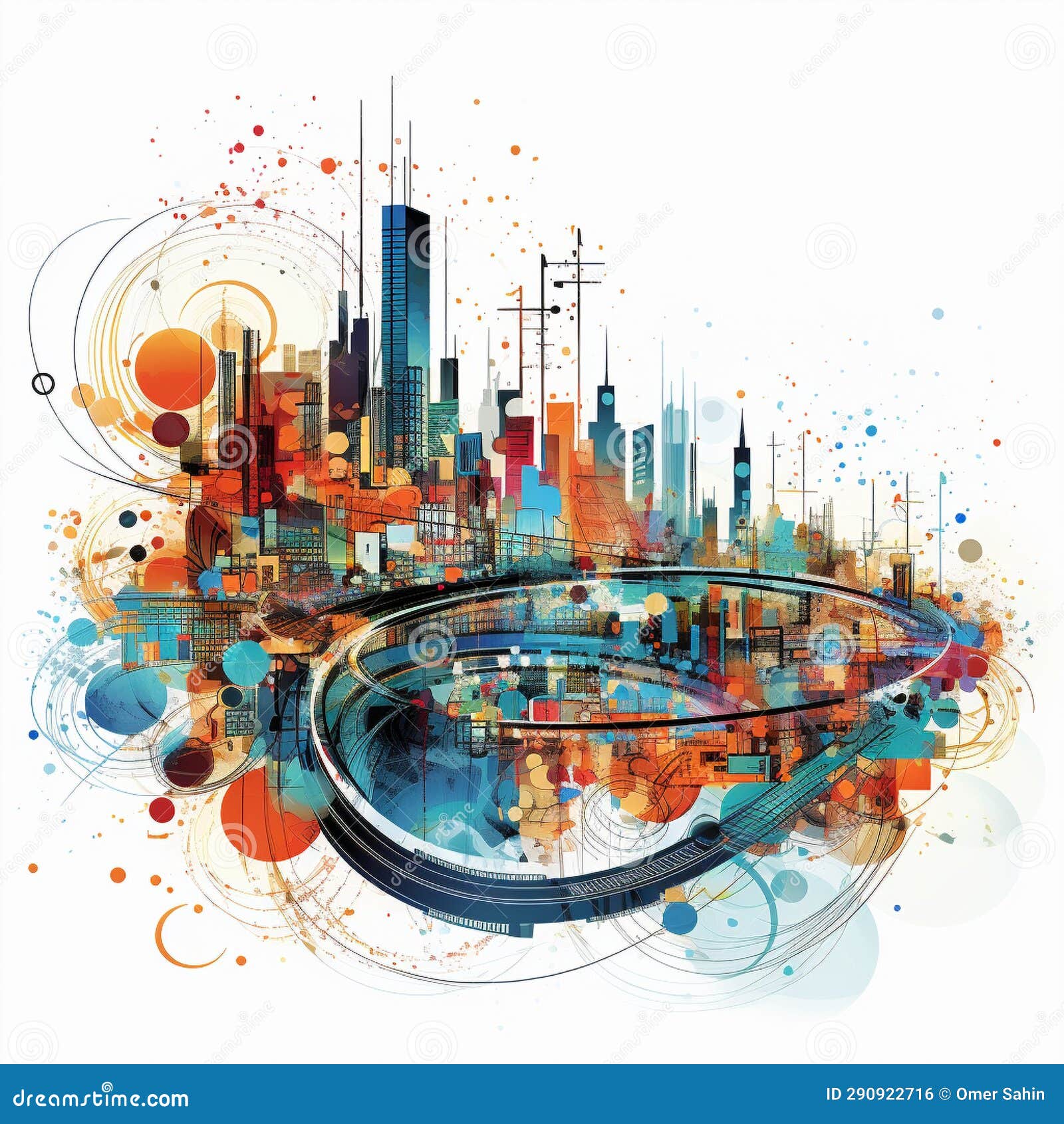 Abstract Innovation Hub stock photo. Image of gears - 290922716