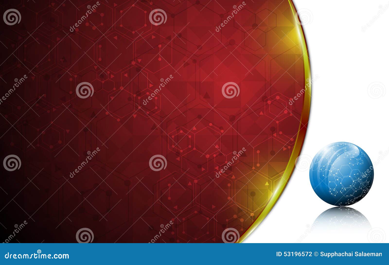 Abstract Innovation Science Design Sphere Molecular Background Stock ...