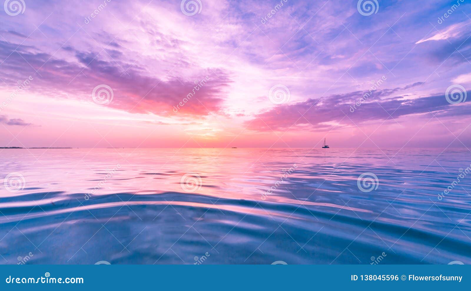 Inspirational Calm Sea with Sunset Sky. Meditation Ocean and Sky ... Inspirational Calm Sea with Sunset Sky. Meditation Ocean and Sky ...