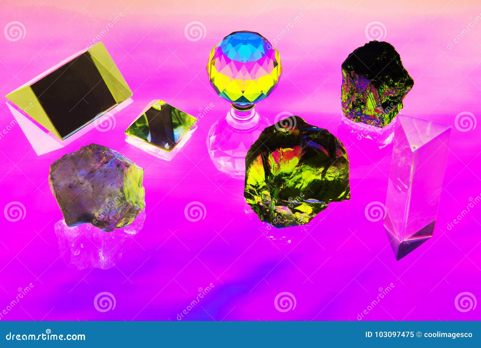 An Abstract Installation with Geometric Crystals and Precious Stones ...