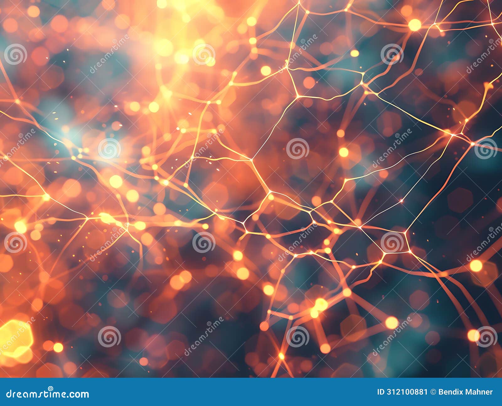 "Abstract Interconnected Matrix Background With Nodules And Patterns ...