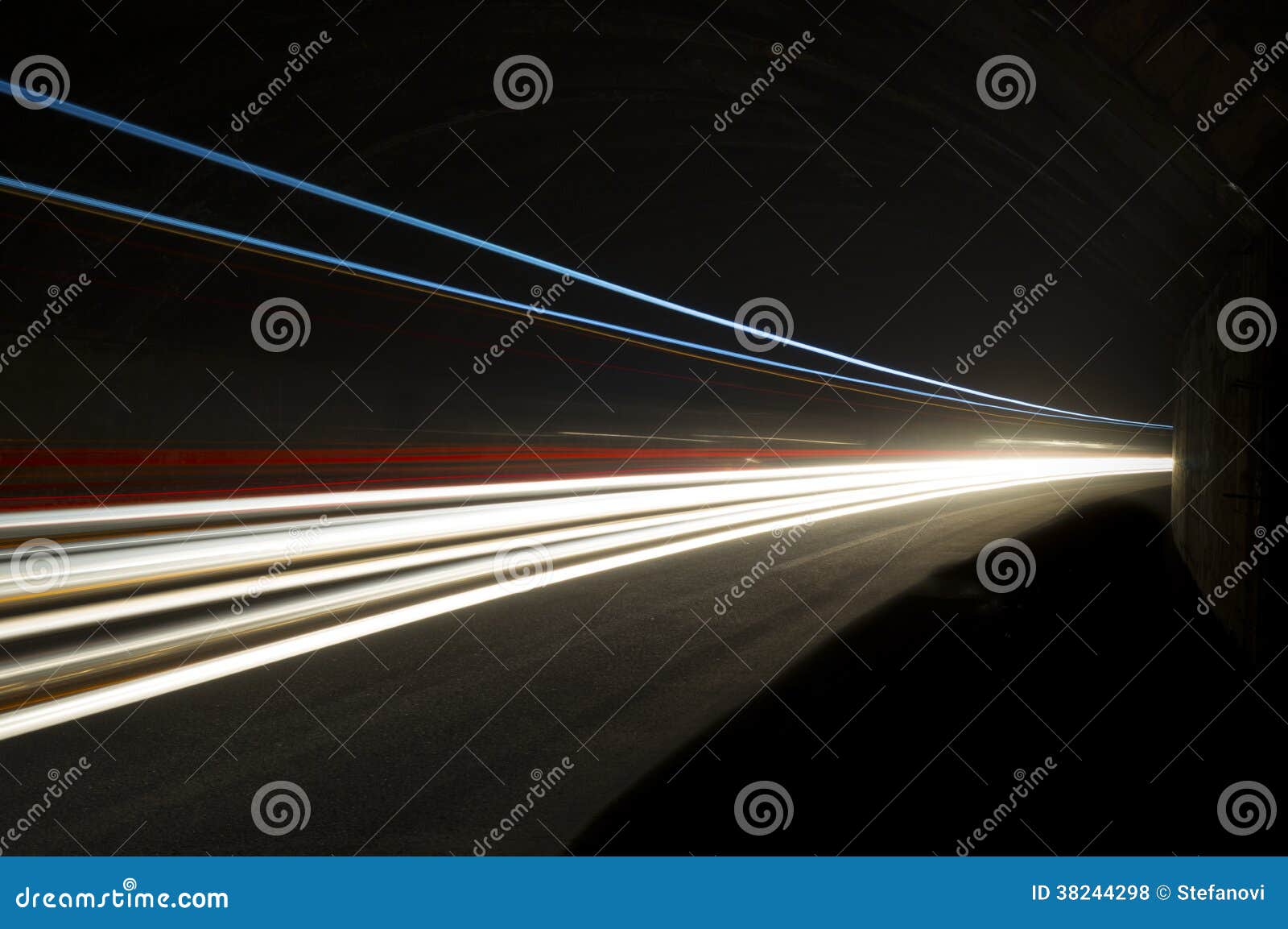 Abstract and Interesting Art Concentration of Light Stock Photo - Image ...