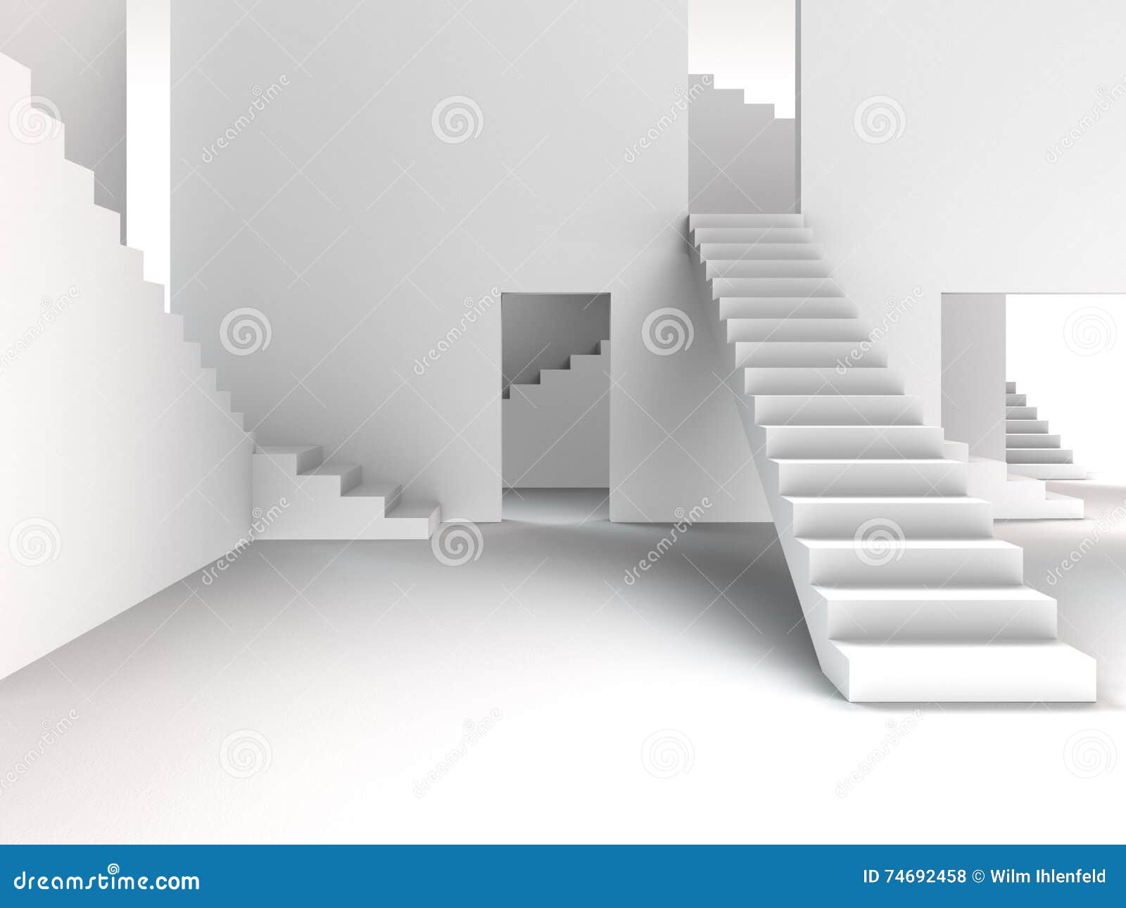 Abstract Interior Architecture Stock Illustration - Illustration of ...