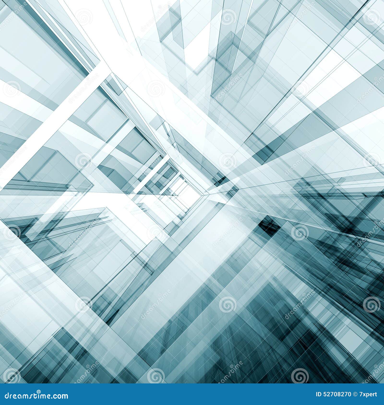 Abstract interior stock illustration. Illustration of office - 52708270