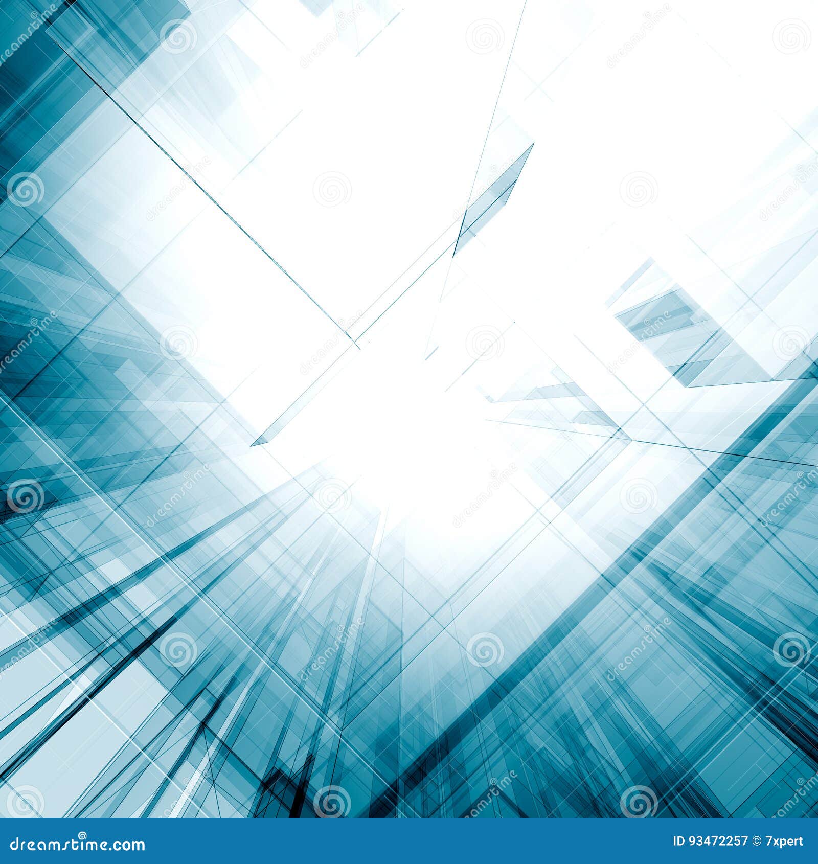 Abstract interior stock illustration. Illustration of blueprint - 93472257