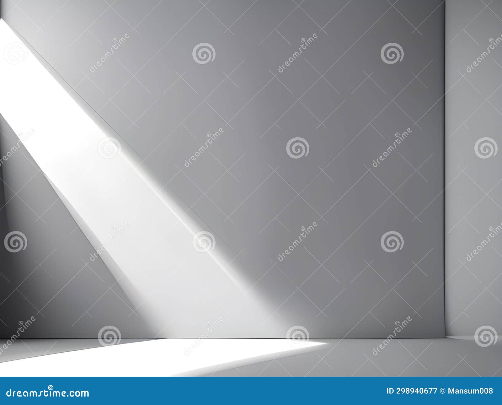 Abstract Interior of Future in the Minimalist Style. 3d Illustration ...