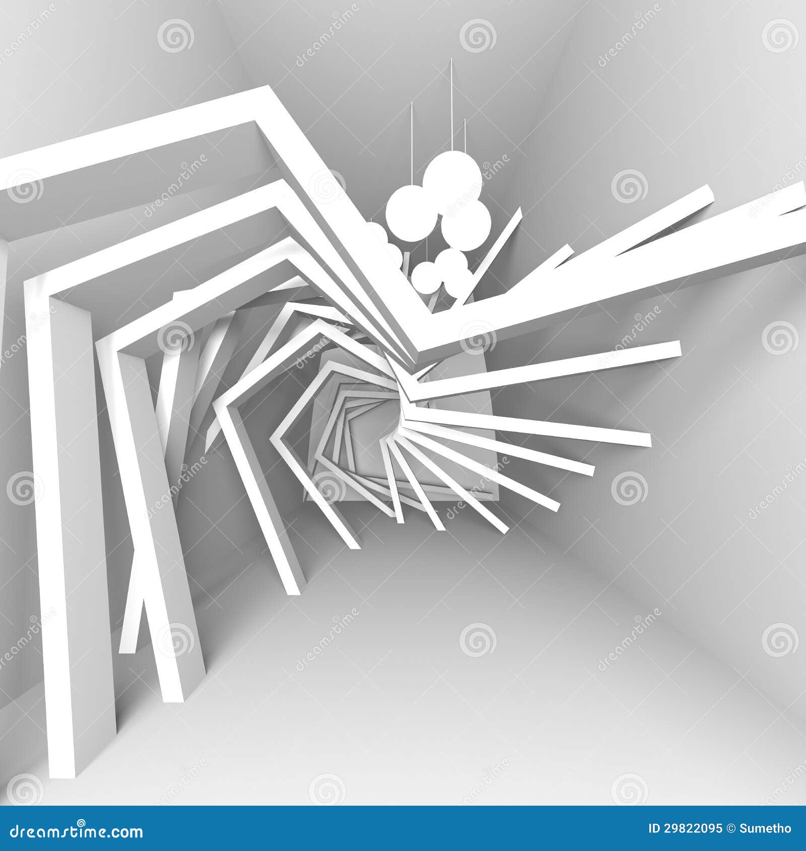 Abstract Interior Room Background Stock Illustration - Illustration of ...