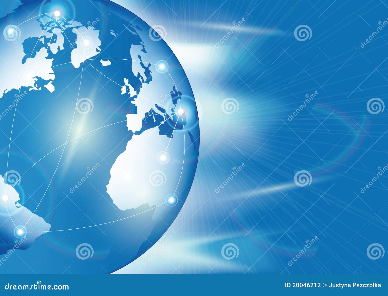 Abstract Internet Background Stock Vector - Illustration of continental ...