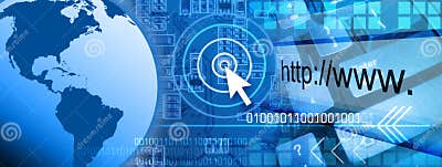 Abstract Internet Computer Background Stock Illustration - Illustration ...