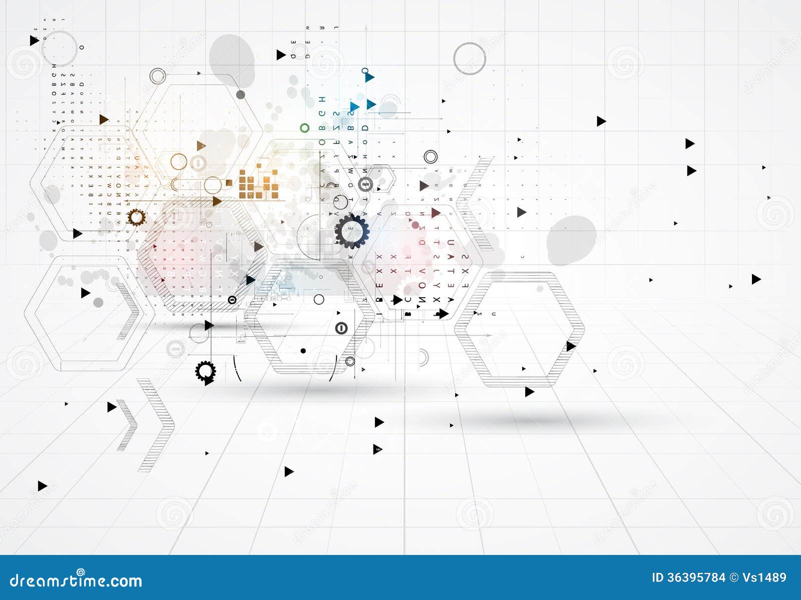 Abstract Internet Computer Technology Business Solution Stock ...