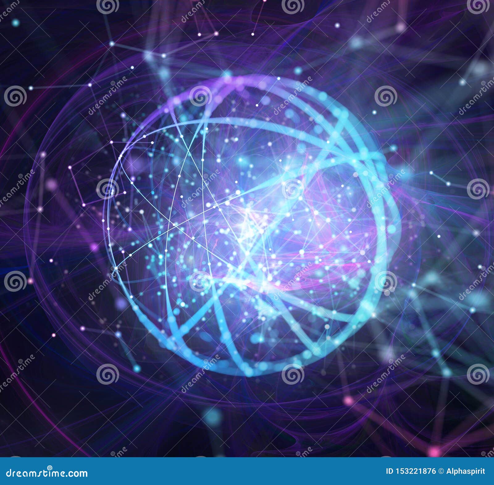 Abstract Internet Connection Network Background with Motion Effects ...