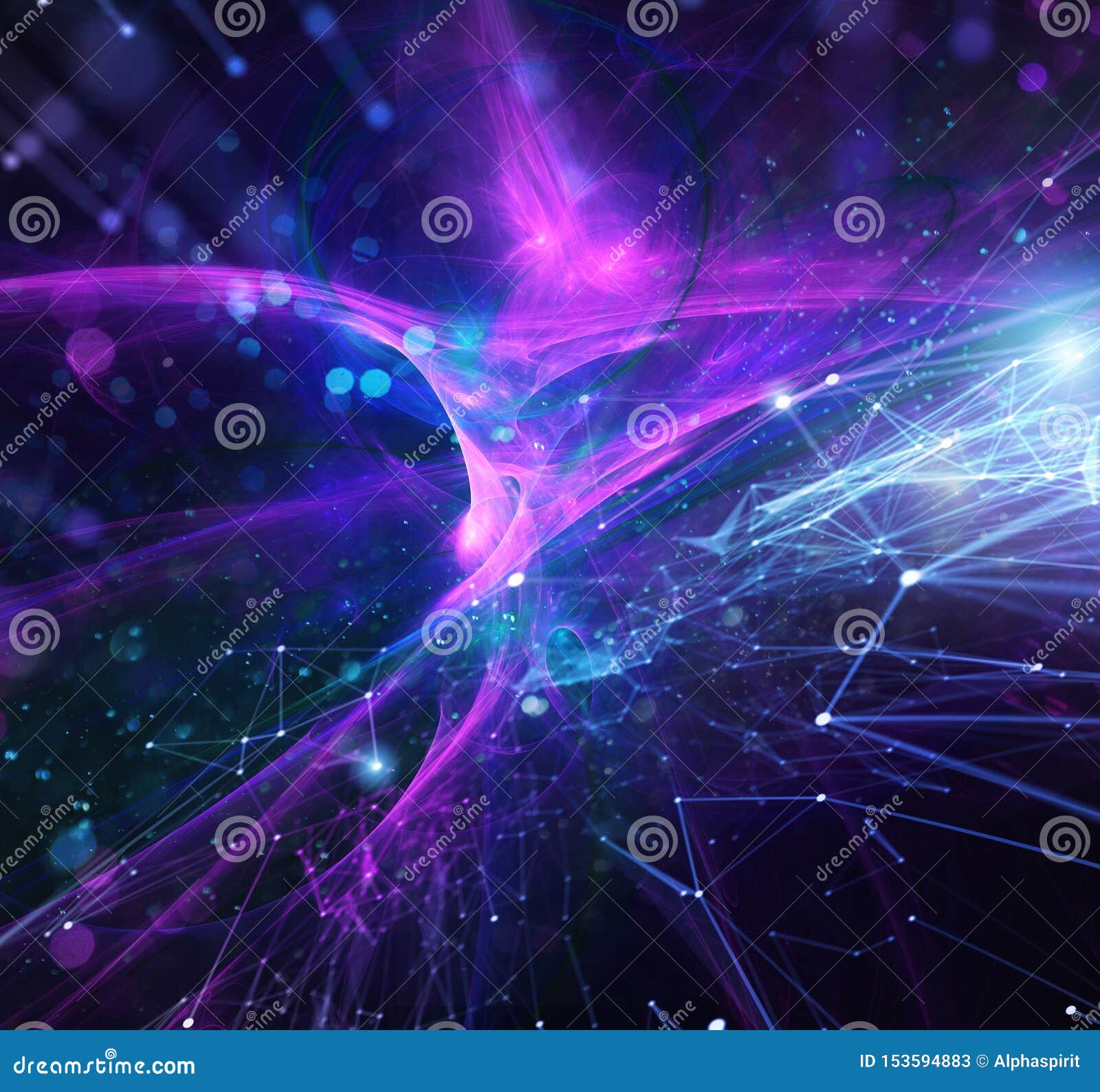 Abstract Internet Connection Network Background with Motion Effects ...