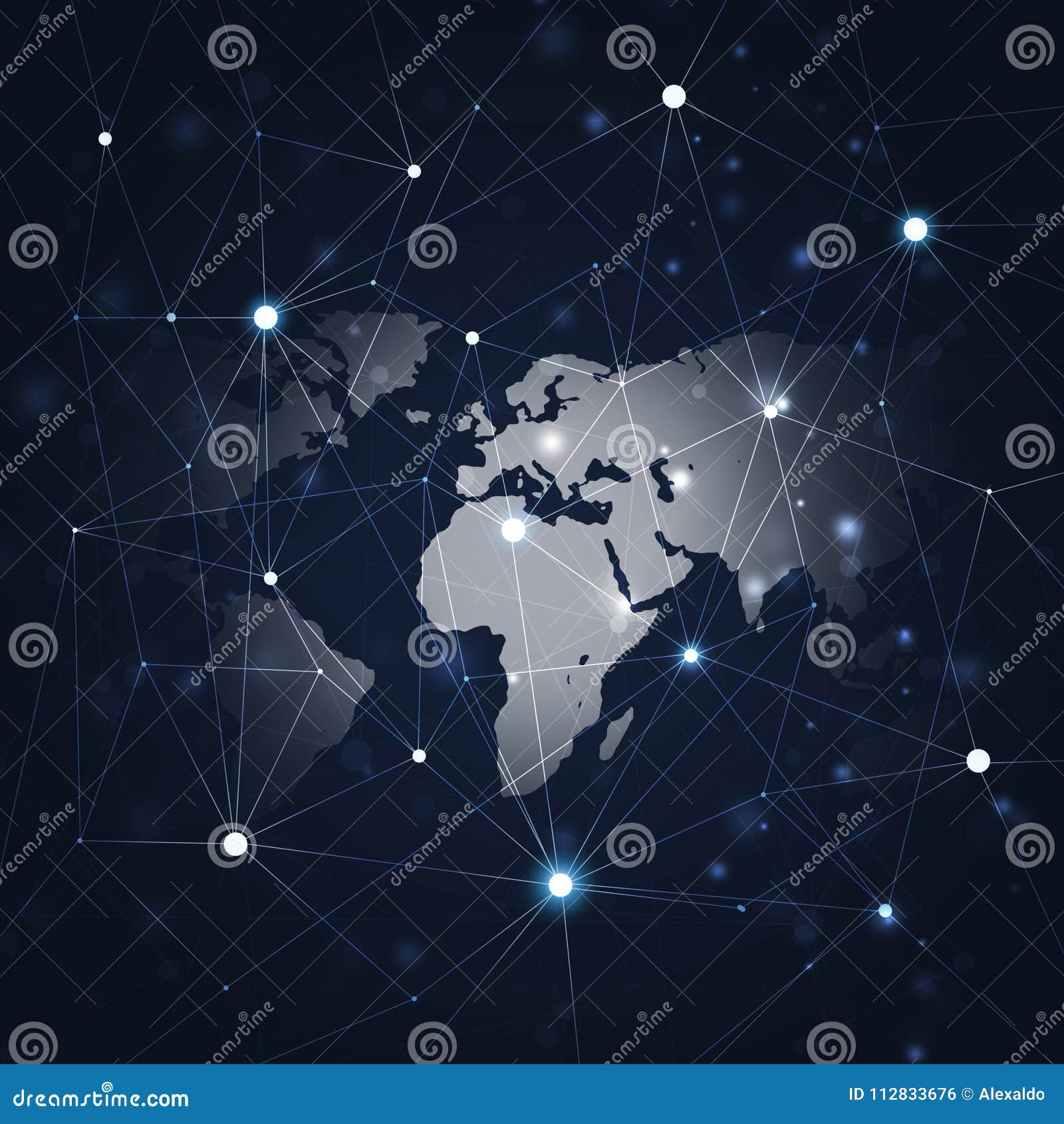 Abstract Internet Connections Stock Illustration - Illustration of ...