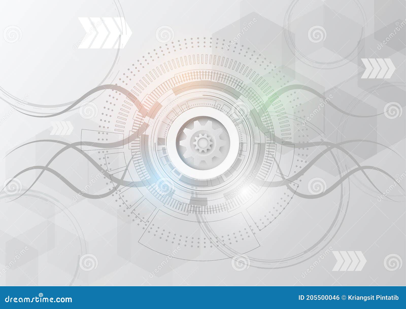 Abstract Internet Technology Digital Stock Vector - Illustration of ...