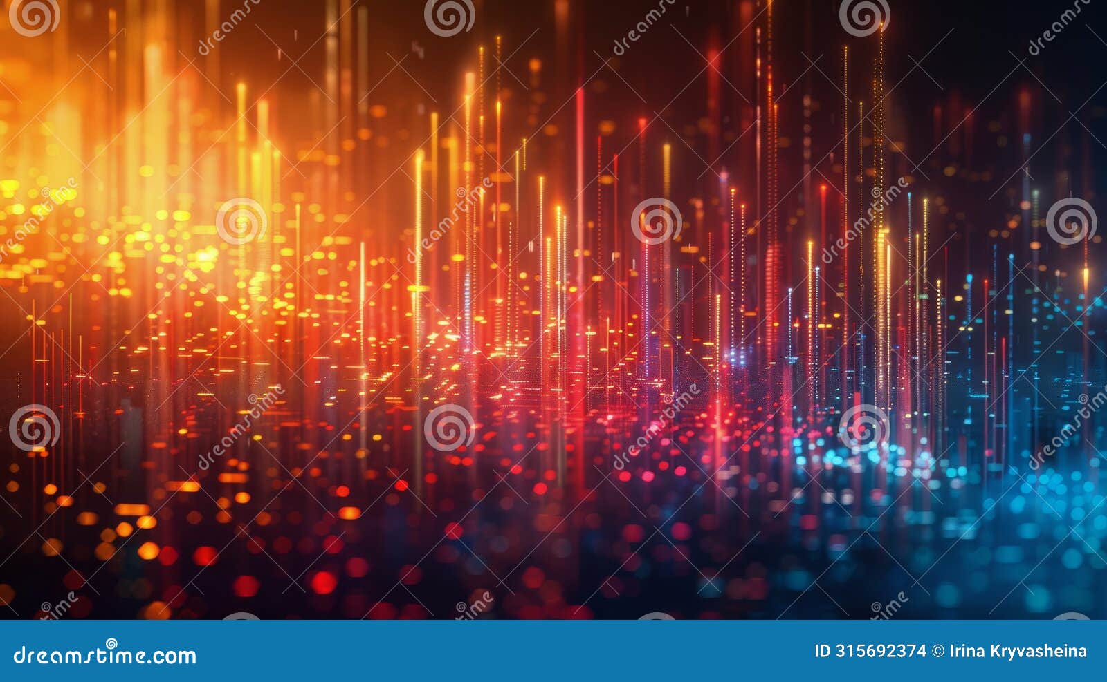 Abstract Interpretation of a Bar Chart Stock Photo - Image of graph ...