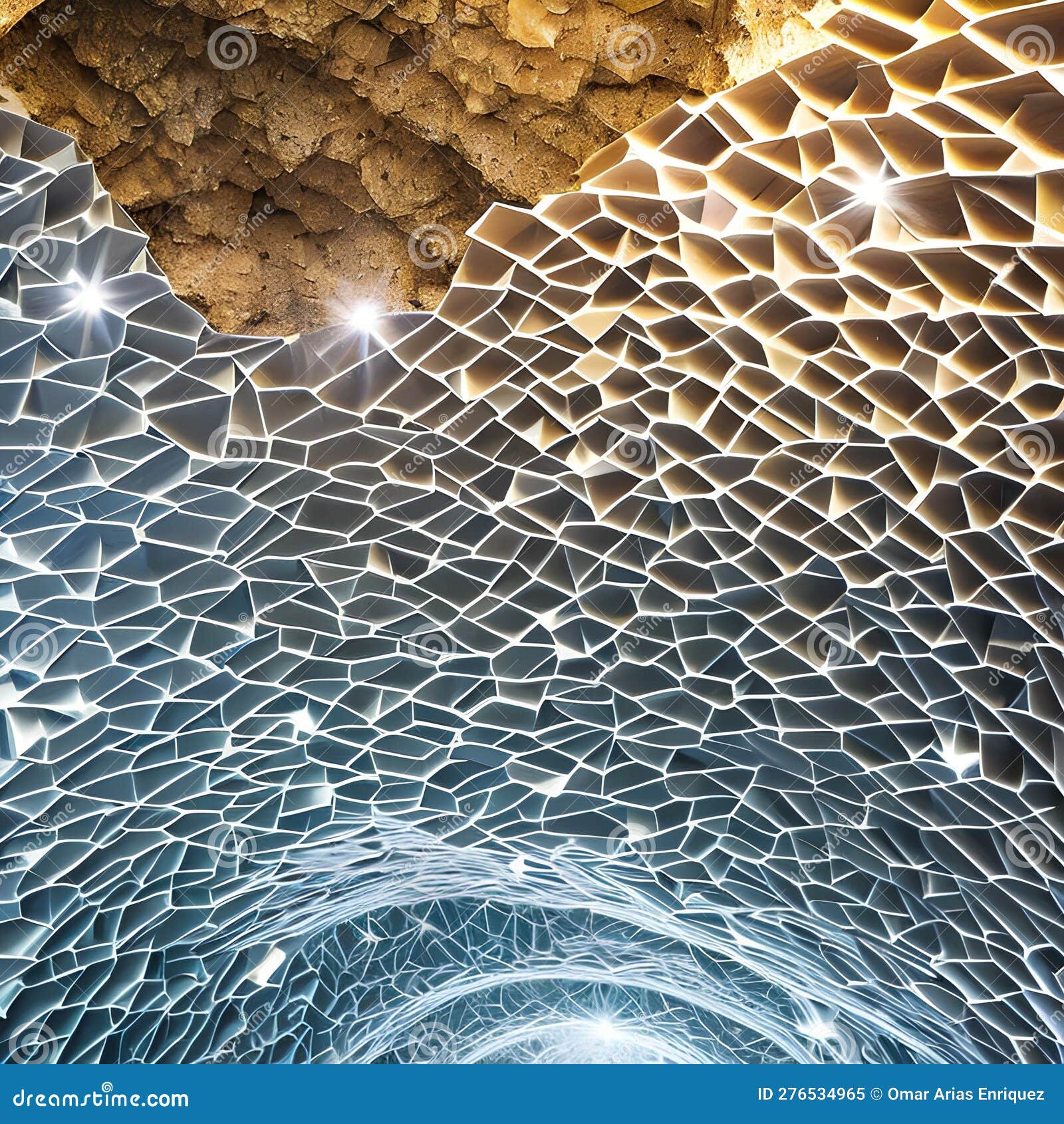 An Abstract Interpretation of a Crystal Cave, with Textured and ...