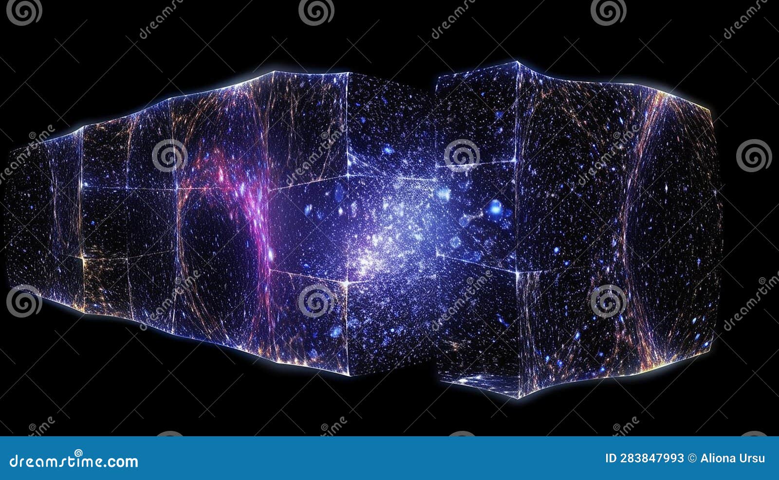 An Abstract Interpretation of Dark Matter, with Intricate Patterns and ...