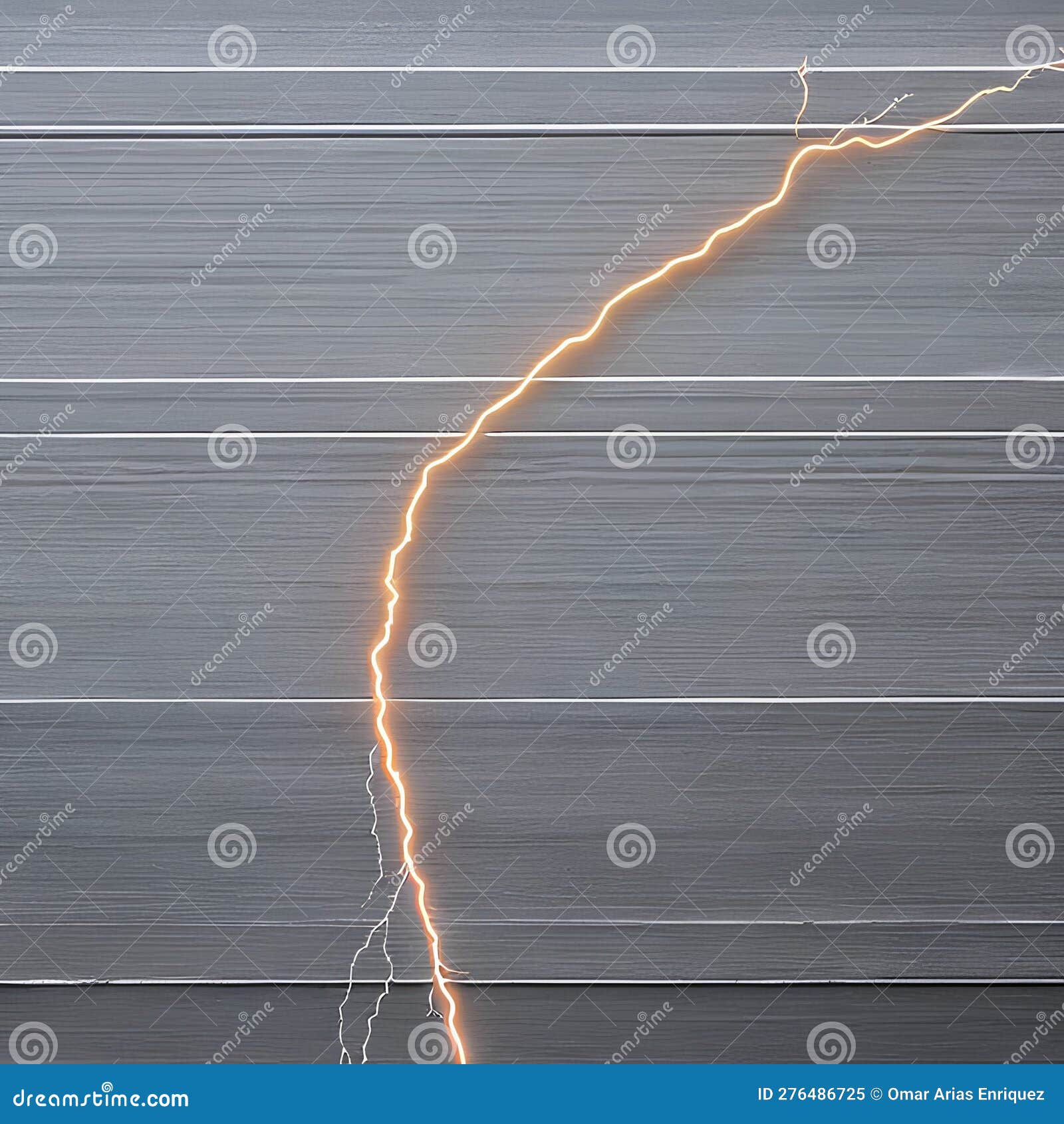 An Abstract Interpretation of a Lightning Bolt, with Textured and ...