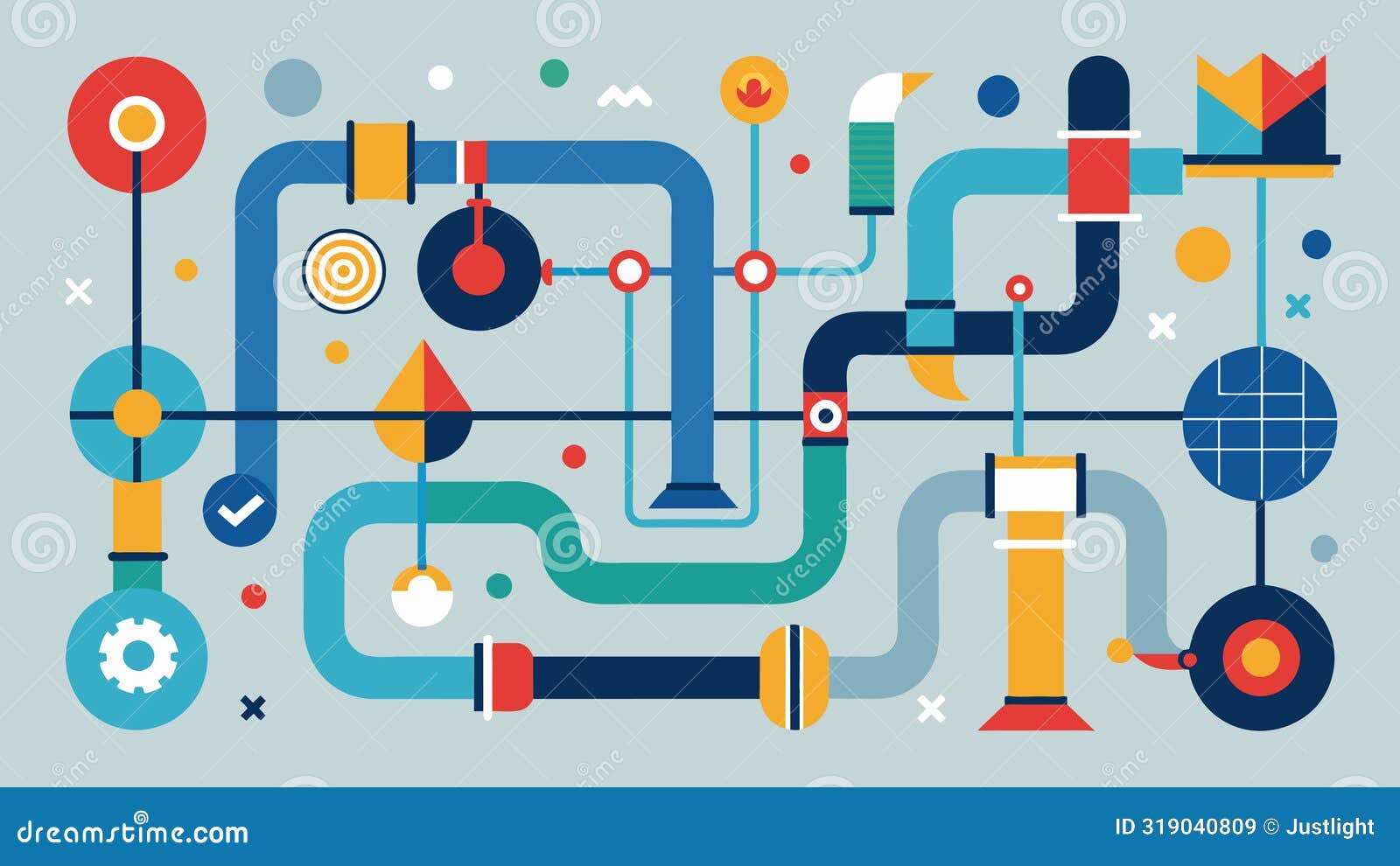 An Abstract Interpretation of the Pipeline Network Using Geometric ...