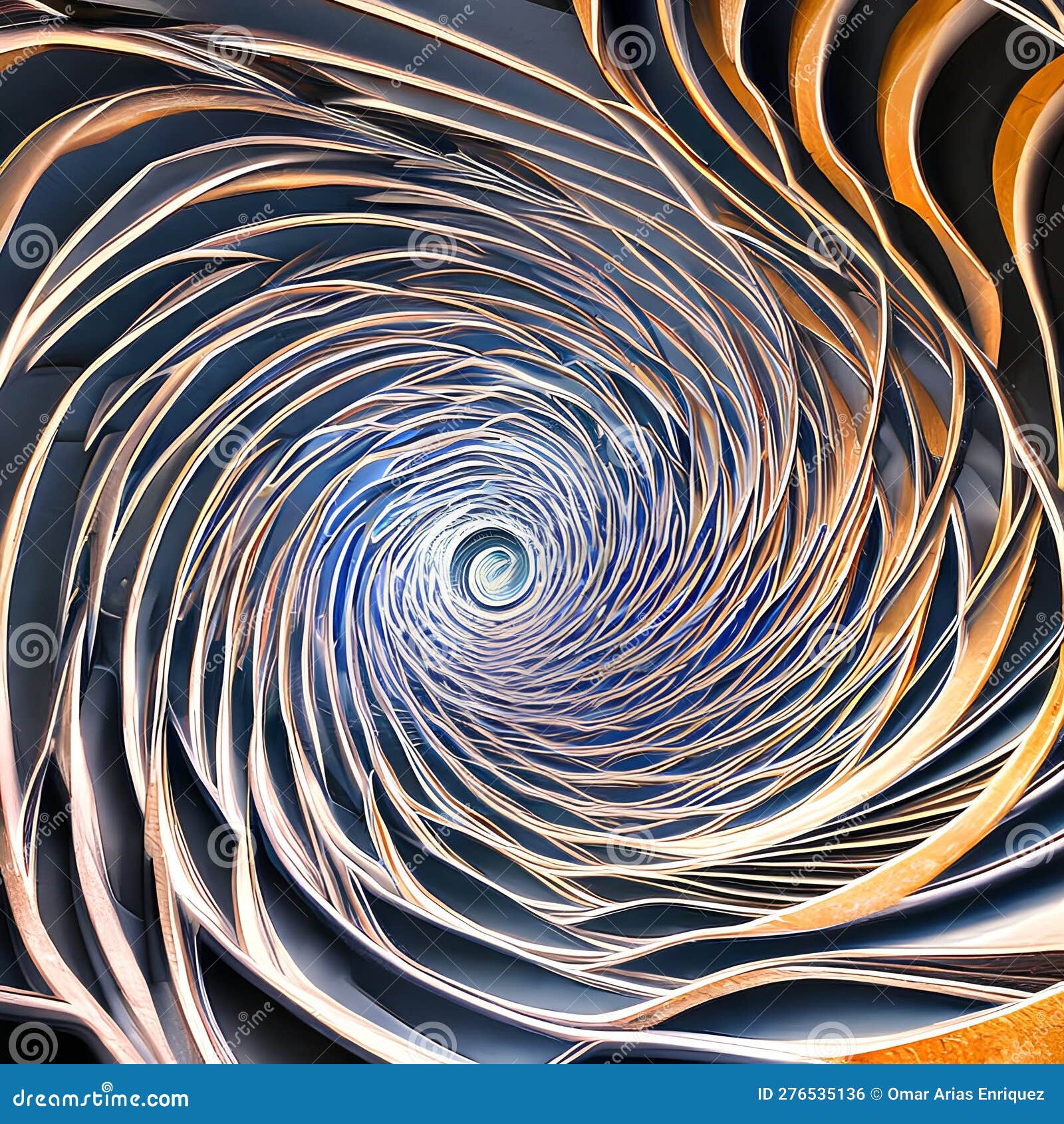 An Abstract Interpretation of a Vortex, with Textured and Patterned ...