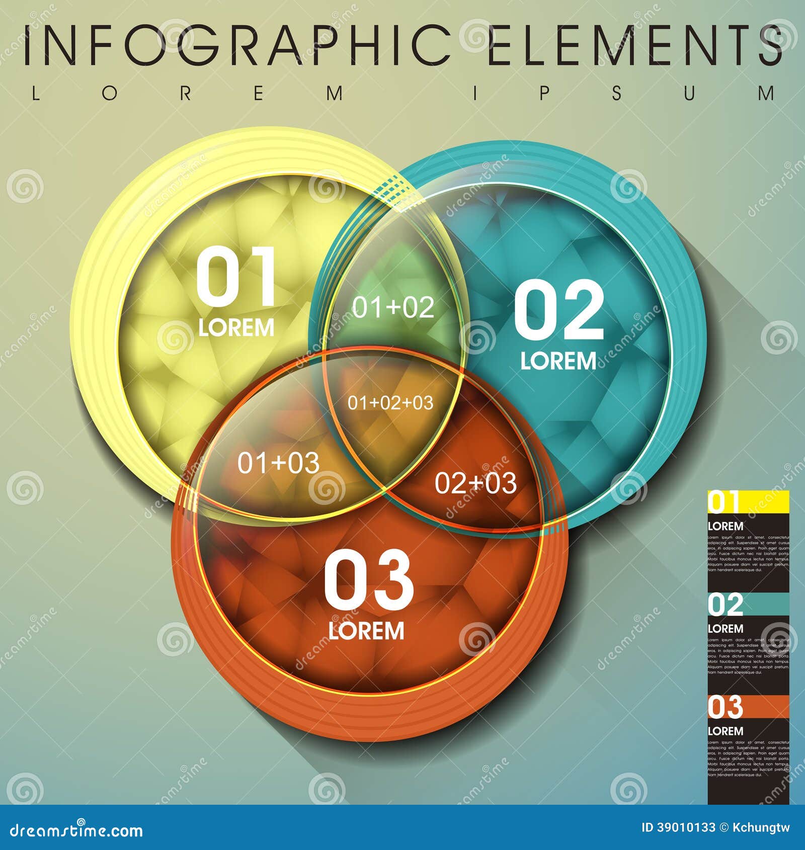 Abstract Intersection Infographics Stock Vector - Illustration of ...