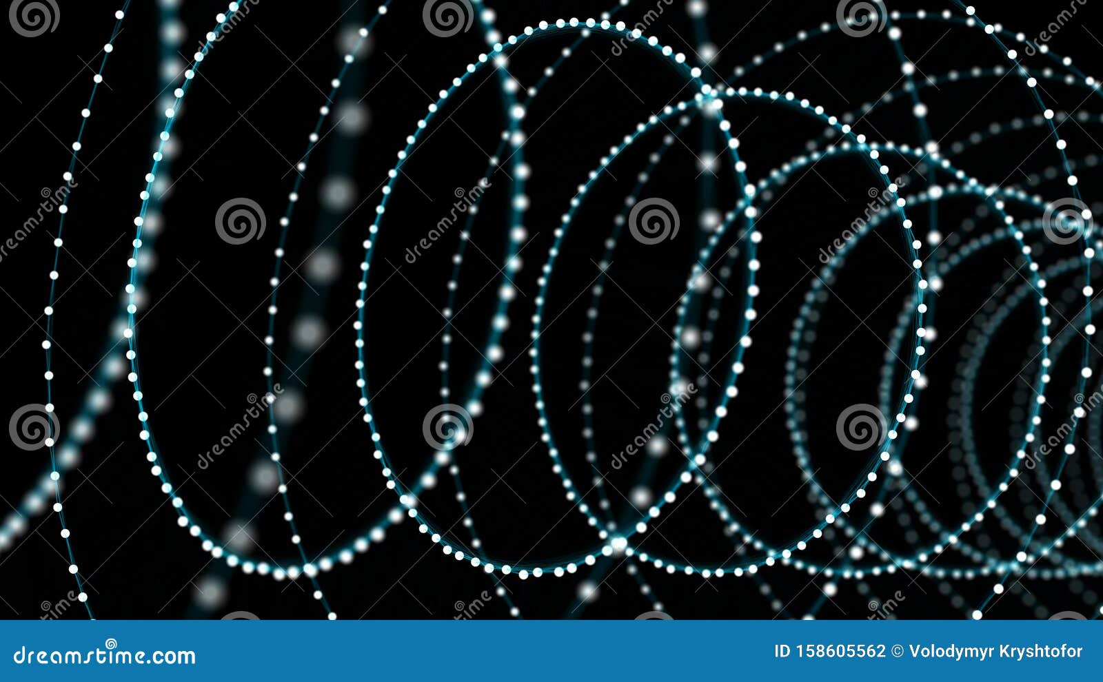 Abstract Interstellar Tunnel or Portal. 3D Wormhole. 4K Illustration ...