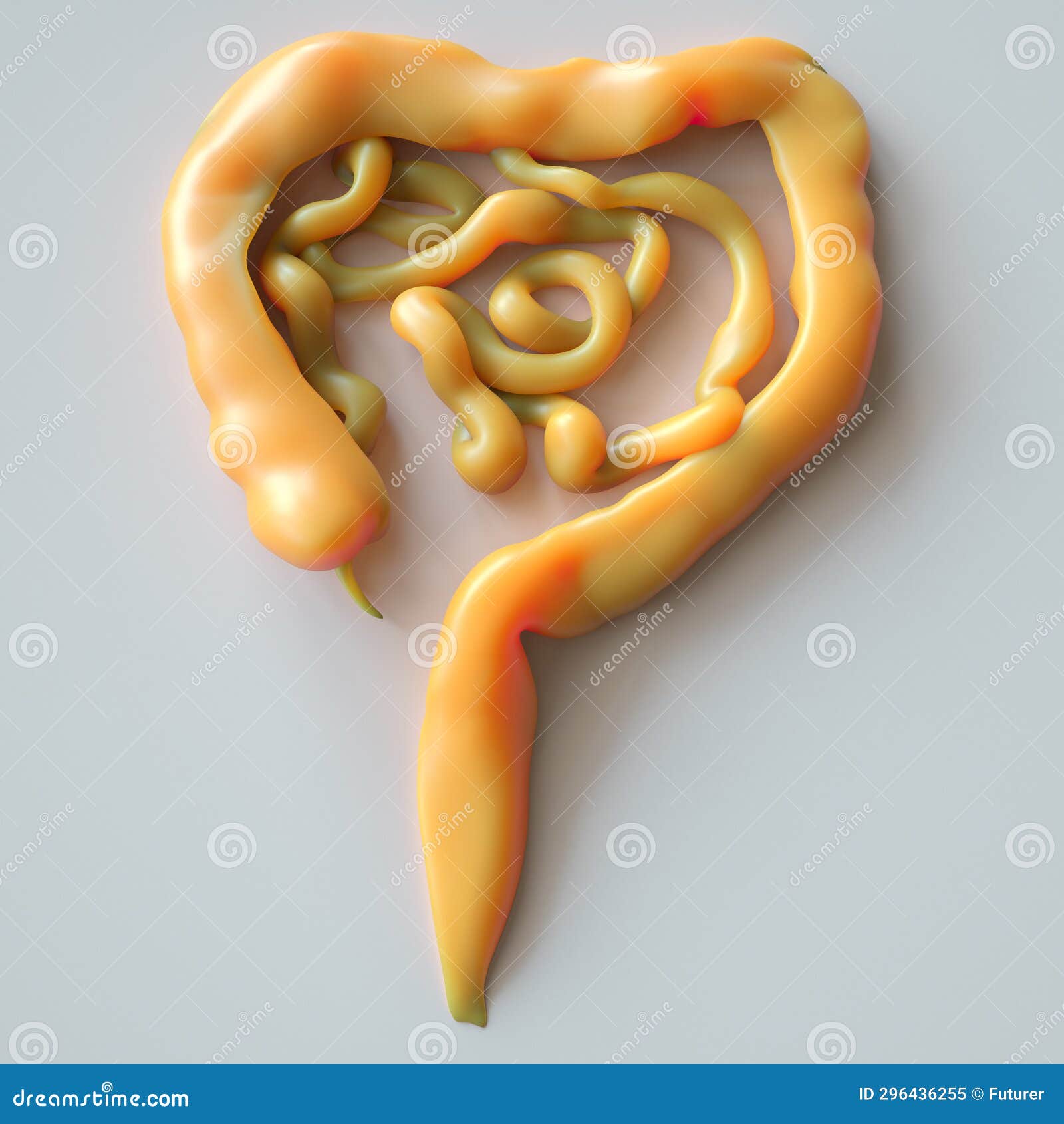 Abstract Intestinal Model with Rubber-Like Textures and Inflammation ...