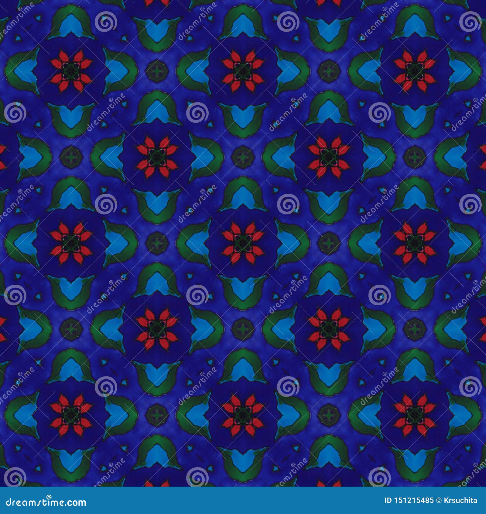 Abstract Intricate Repeat Graphic Pattern Design Stock Illustration ...