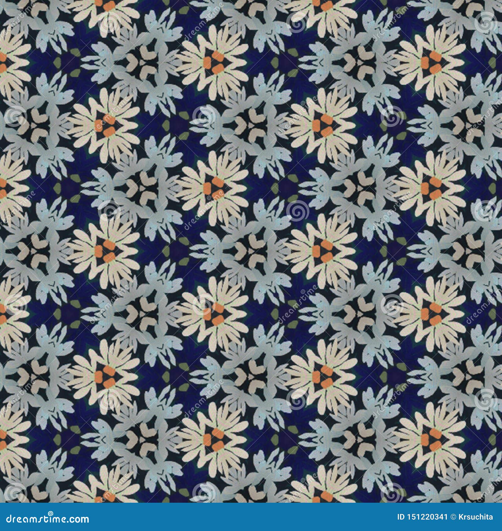 Abstract Intricate Repeat Graphic Pattern Design Stock Illustration ...