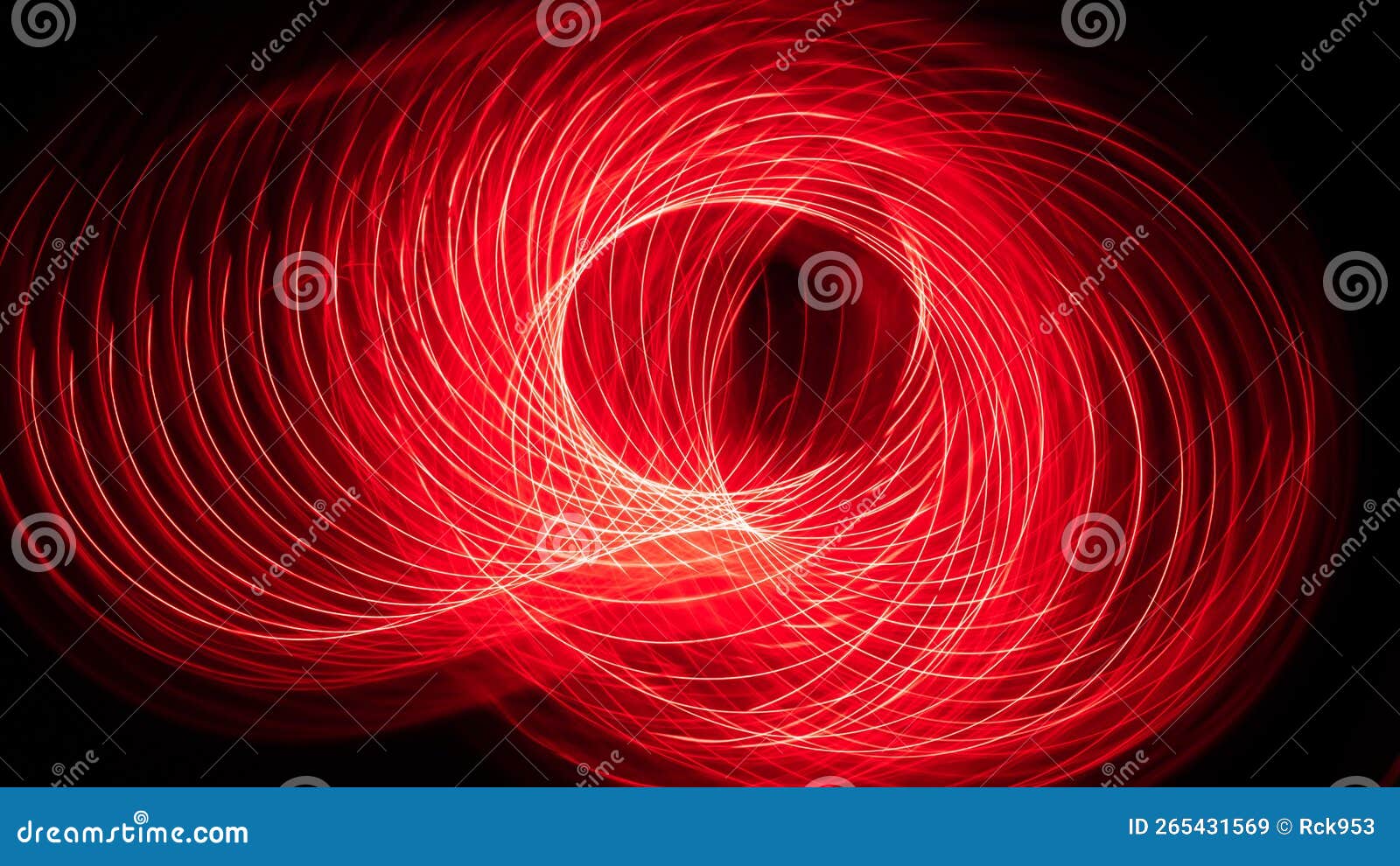 Abstract: Intriguing Swirls Of Color On A Black Background Royalty-Free ...