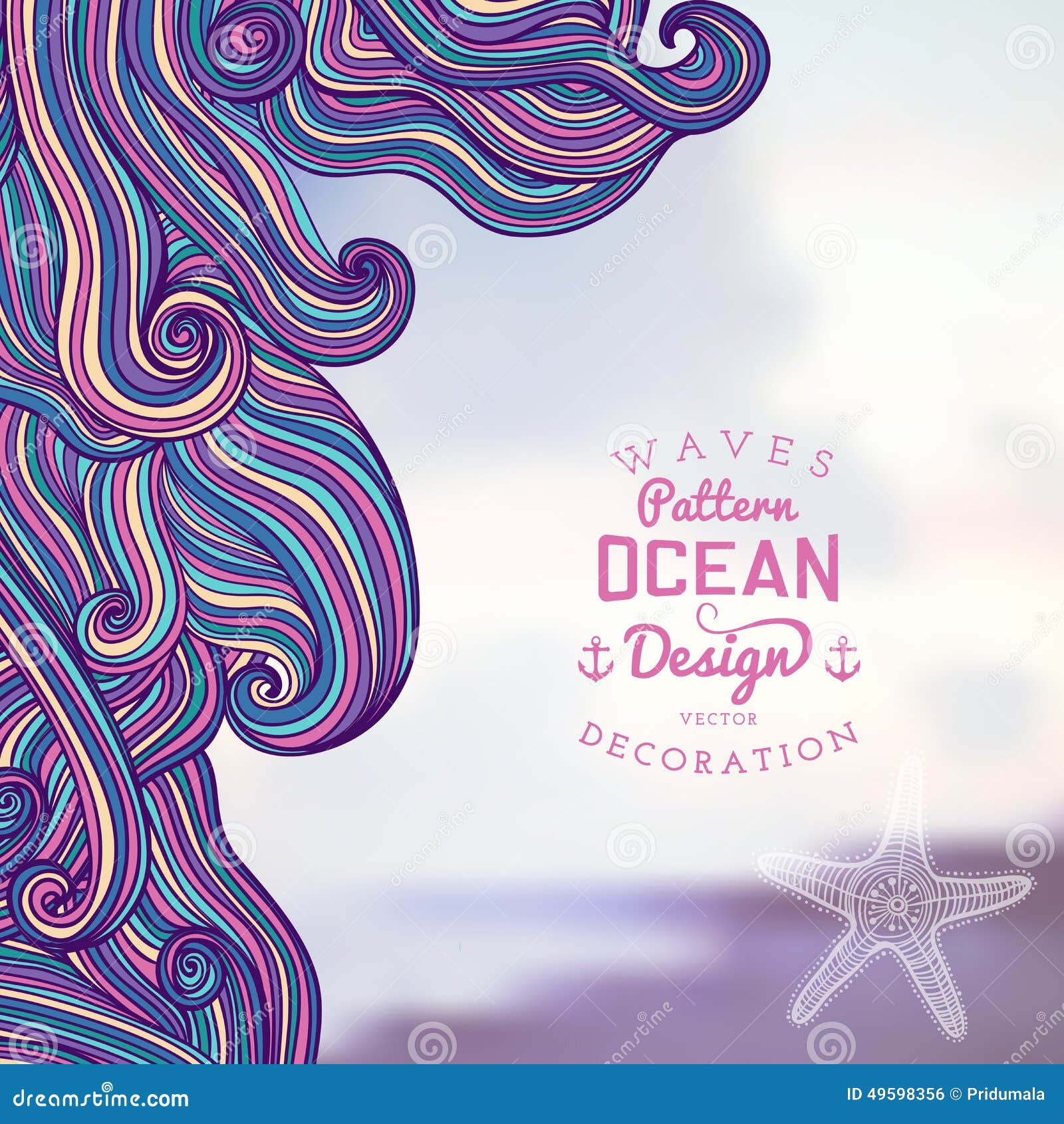 Abstract Invitation Card Abstract Wave. Stock Vector - Illustration of ...