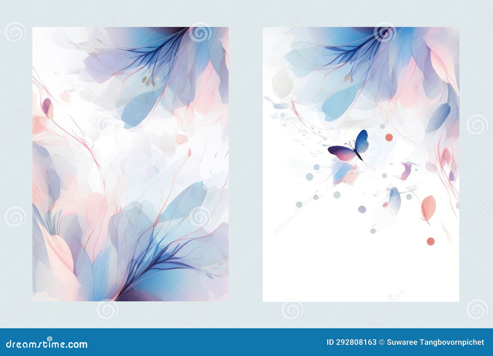 Abstract Invitations for Wedding or Birthday Card Background Stock ...