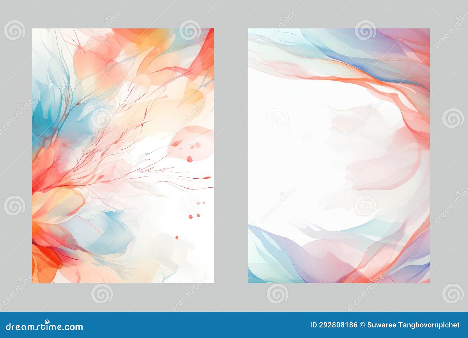 Abstract Invitations for Wedding or Birthday Card Background Stock ...