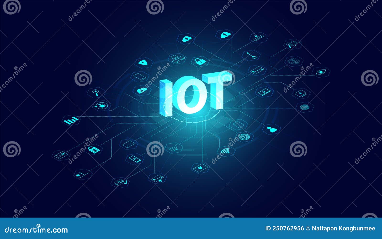 Abstract, IoT, Internet of Things, Concepts, Electronic Devices Stock ...