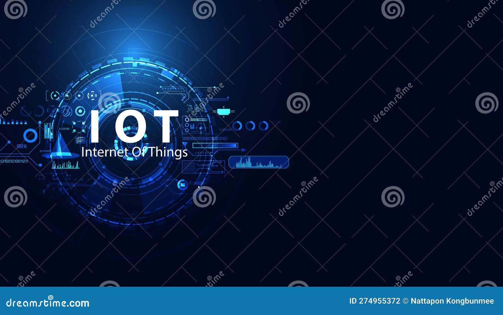 Abstract, IoT, Internet of Things, Concepts, Electronic Devices Connect ...