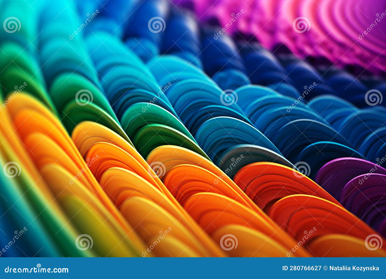 Abstract Iridescent Background from Stripes of Different Iridescent ...
