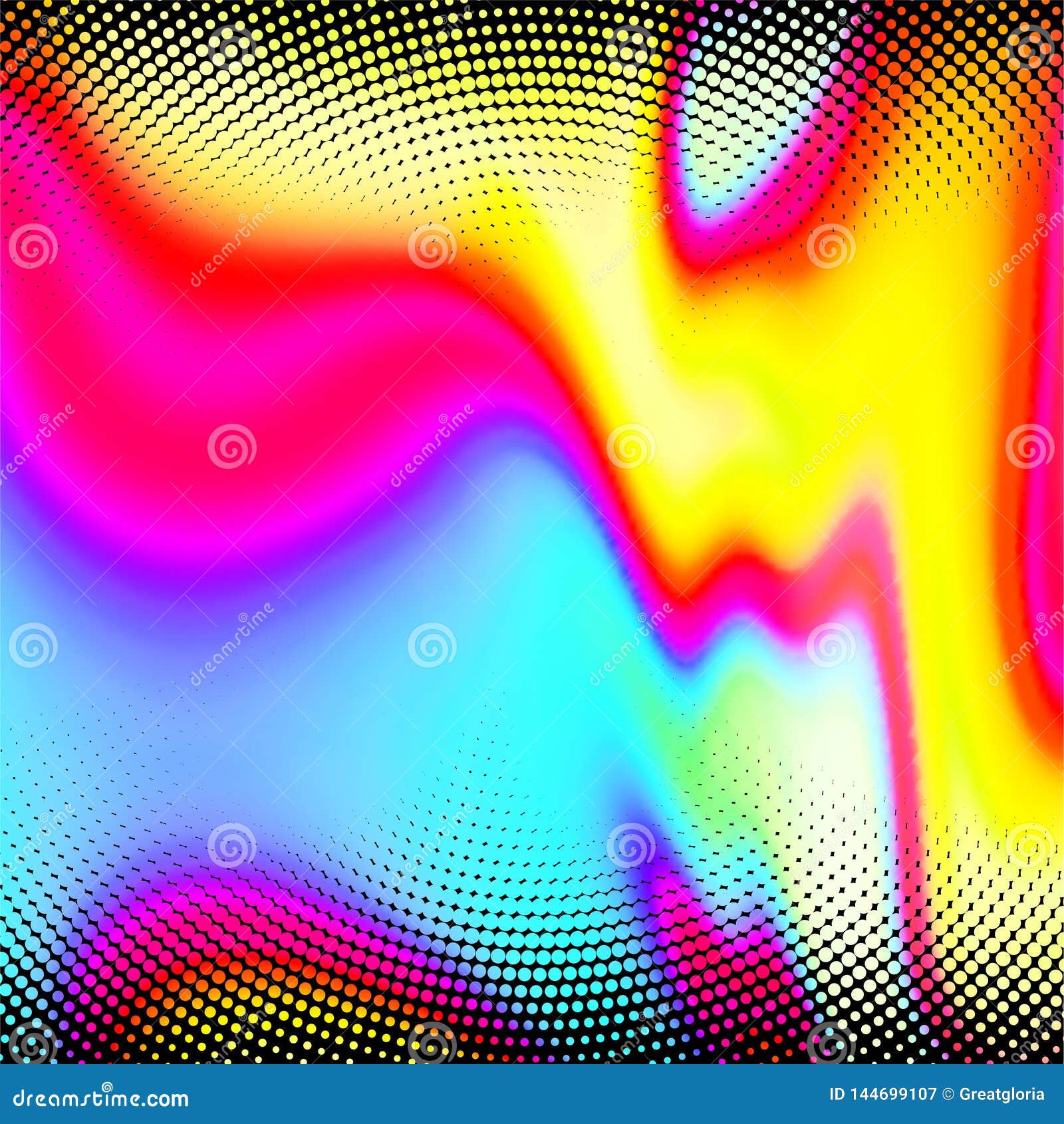 Abstract Iridescent Holographic Background, Vector Mesh Gradient Stock ...