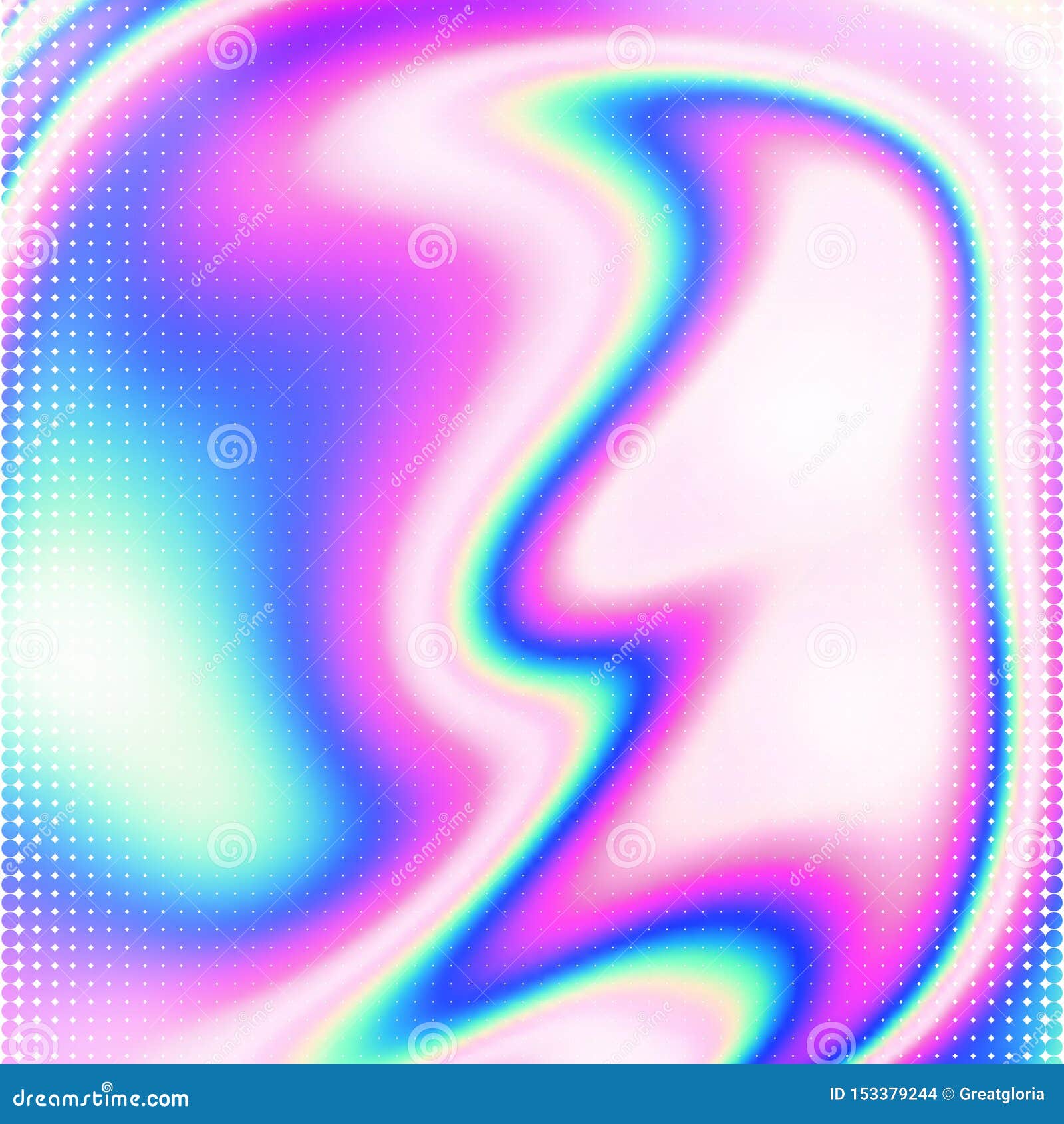 Abstract Iridescent Holographic Background, Vector Mesh Gradient Stock ...