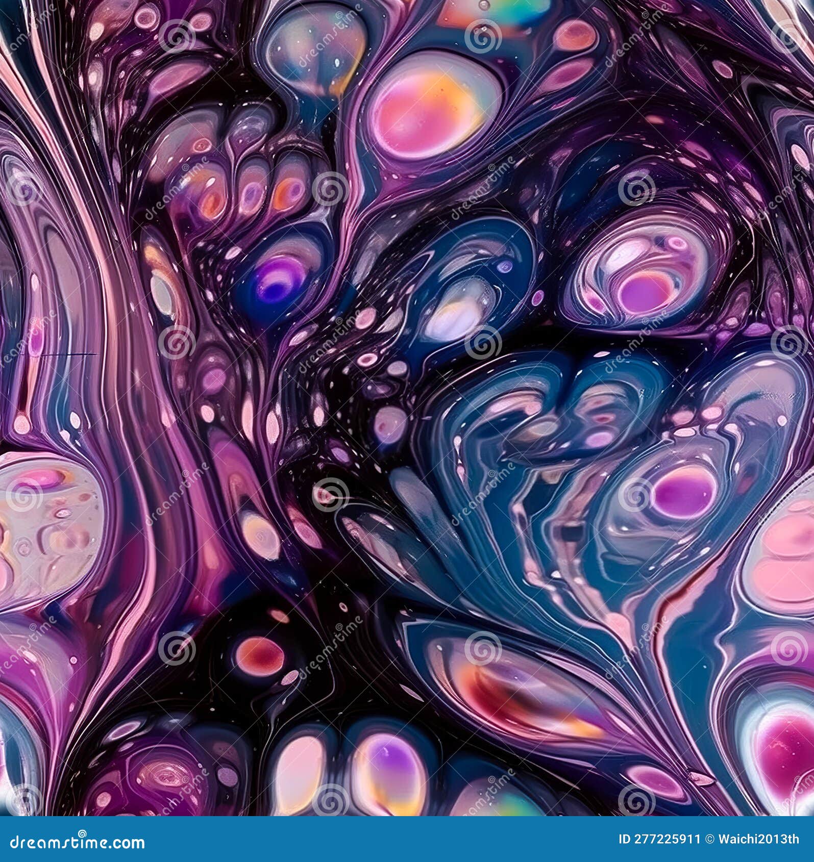 Abstract Iridescent Texture. Minimal Liquid Aesthetic Concept Stock ...