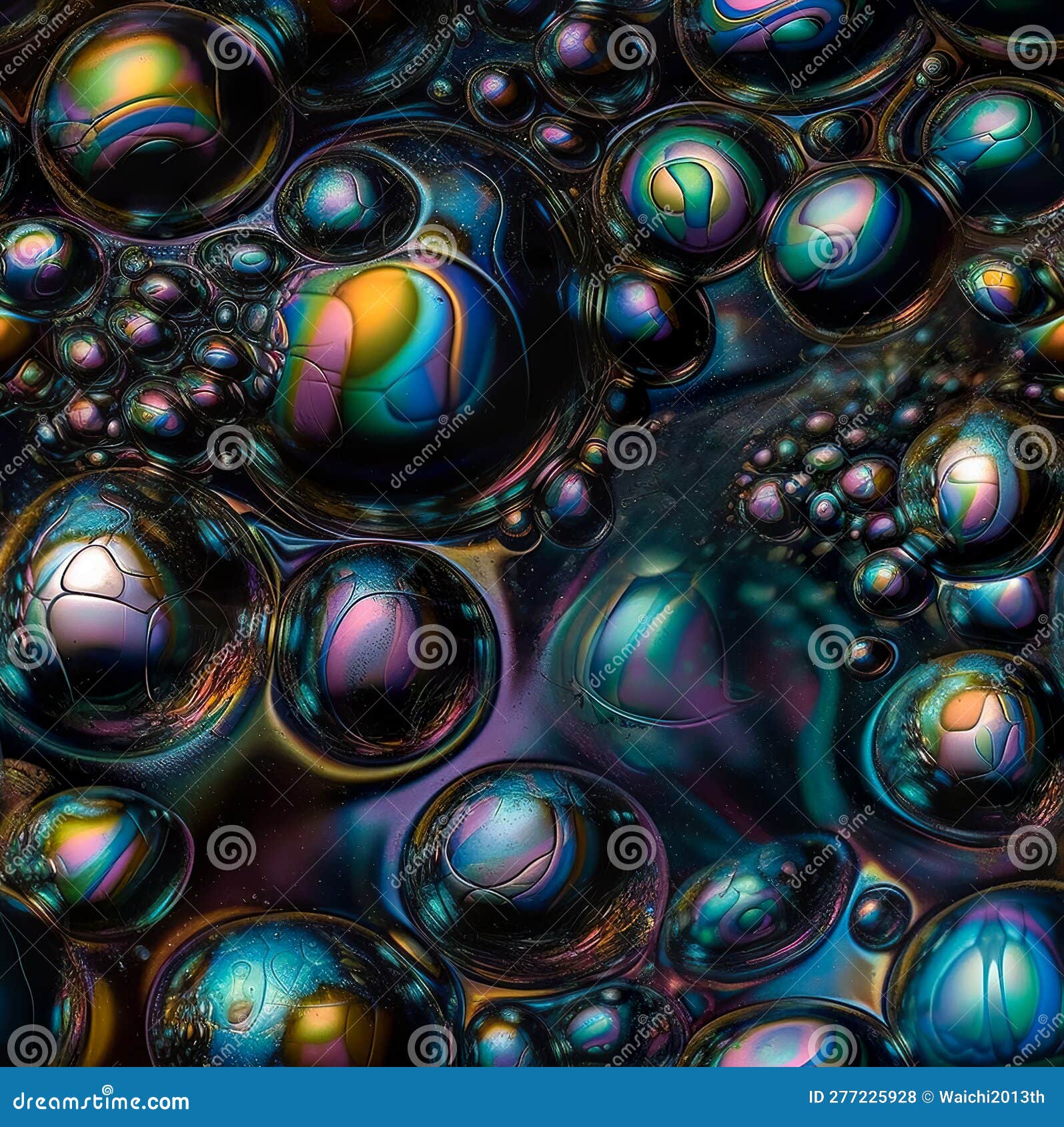 Abstract Iridescent Texture. Minimal Liquid Aesthetic Concept Stock ...